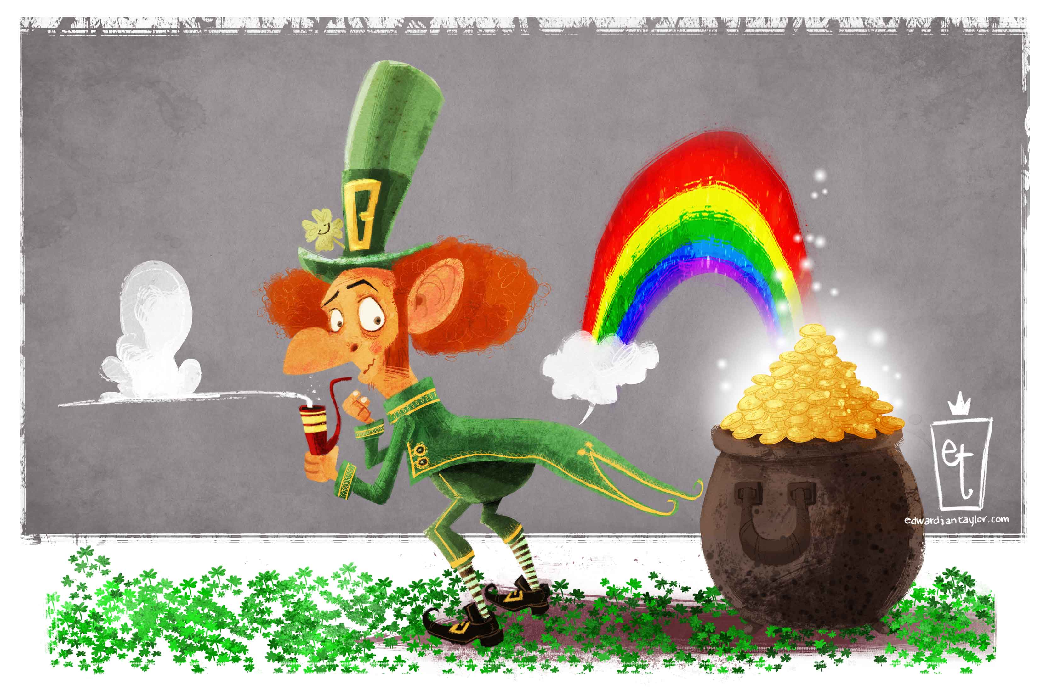 Leprechaun and His Pot of Gold – Edwardian Taylor